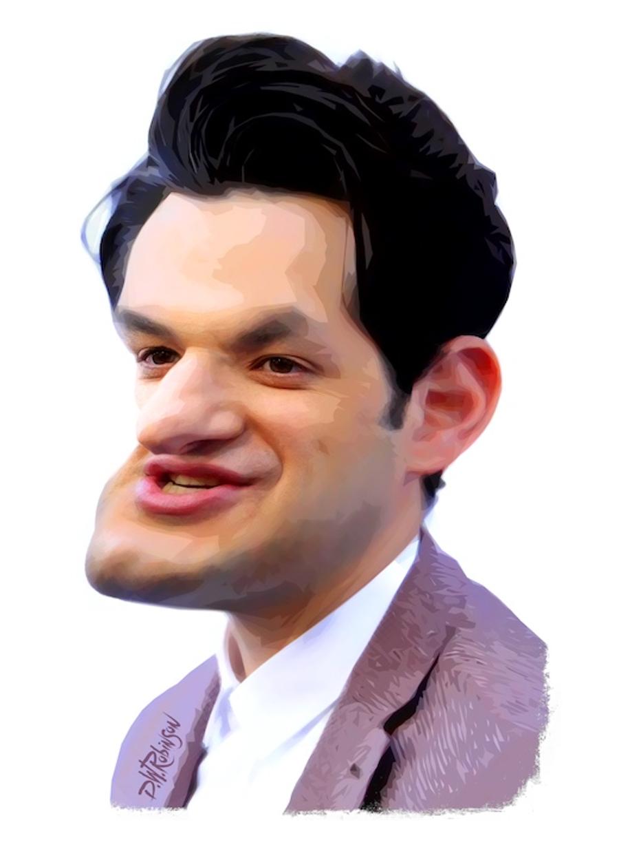 Caricature:Caricature of American actor and comedian Ben Schwartz ...