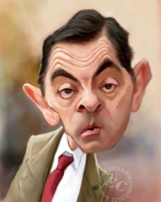 Caricature:Mr Bean / Rowan Atkinson
