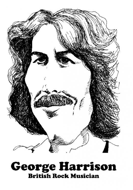 Caricature:George Harrison #2.