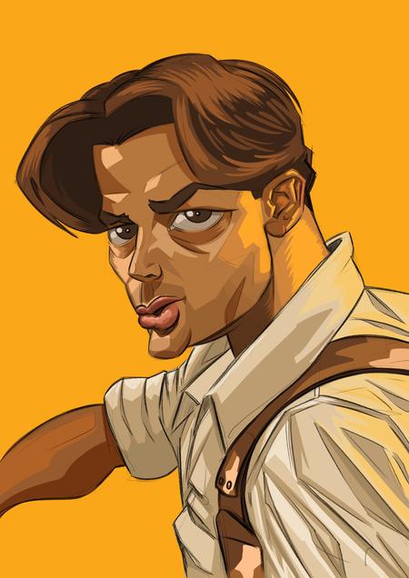 Caricature Contest: Brendan Fraser