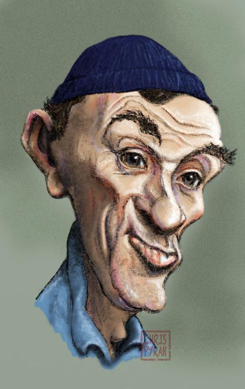 Caricature:Sam Kydd (Samuel John Kydd, (1915 - 1982)) . Belfast-born ...