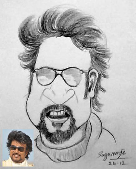 Rajinikanth Caricature