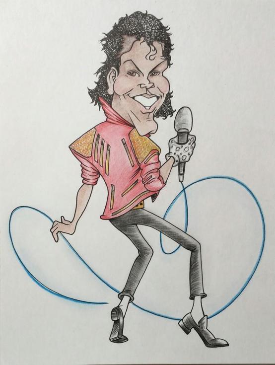 Michael Jackson Caricature