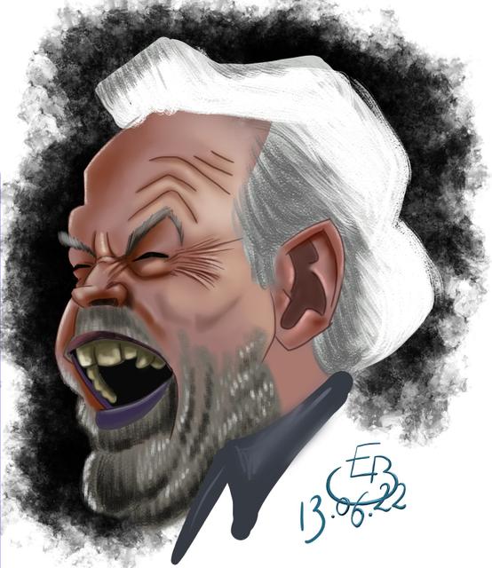 Caricature:Joe Cocker