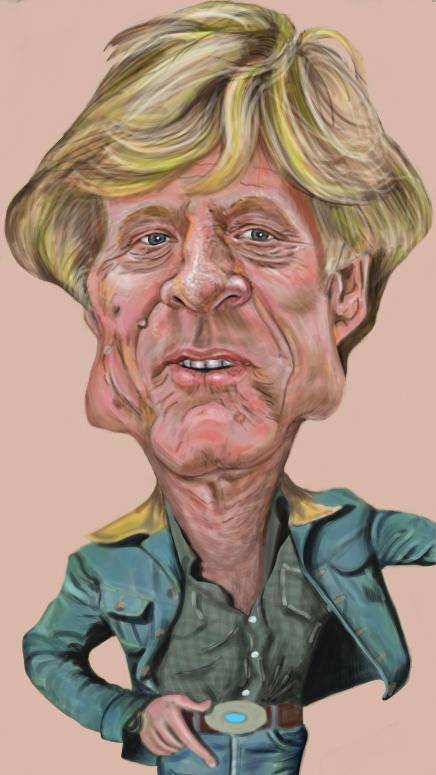 Caricature:Robert Redford