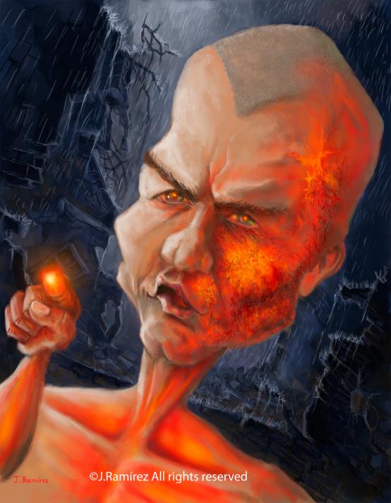 Caricature:This is Eric Savin, From Iron Man 3. A really funny film ...