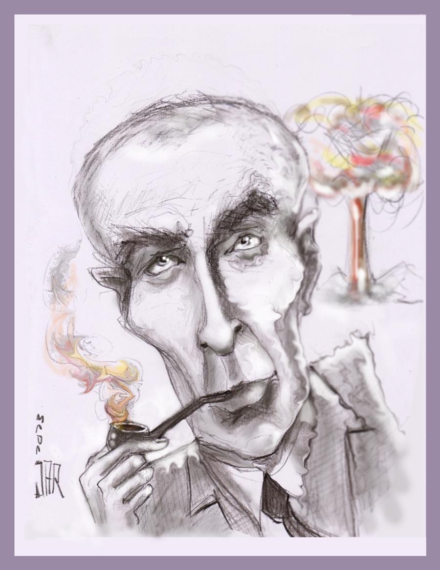 Caricature:30. J. Robert Oppenheimer caricatureresolution 2023