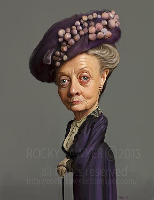 Caricature:Dame Maggie Smith