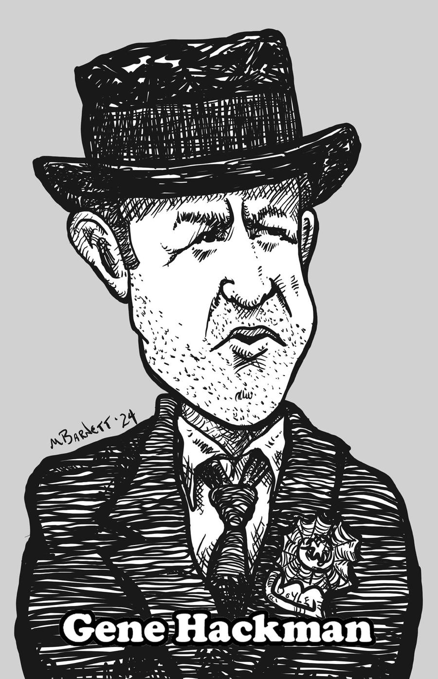 Caricature:Gene Hackman