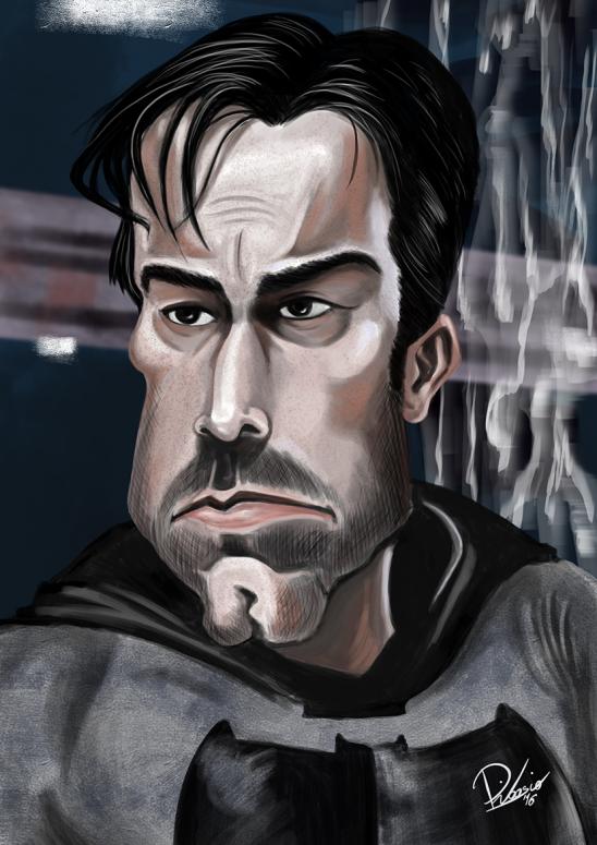 Caricature:Ben Affleck as Batman