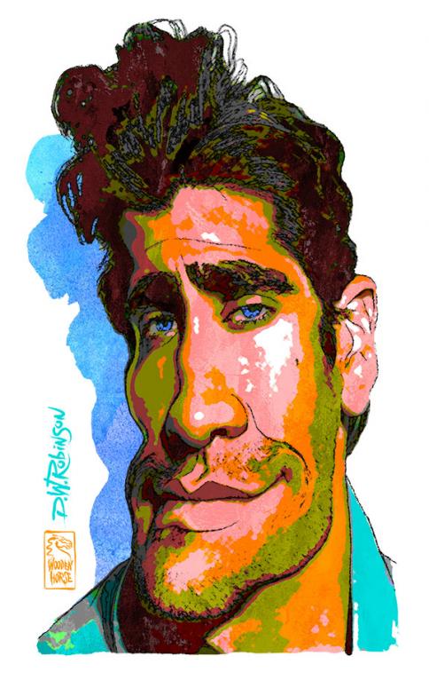 Caricature:Caricature of American actor Jake Gyllenhaal. This ...