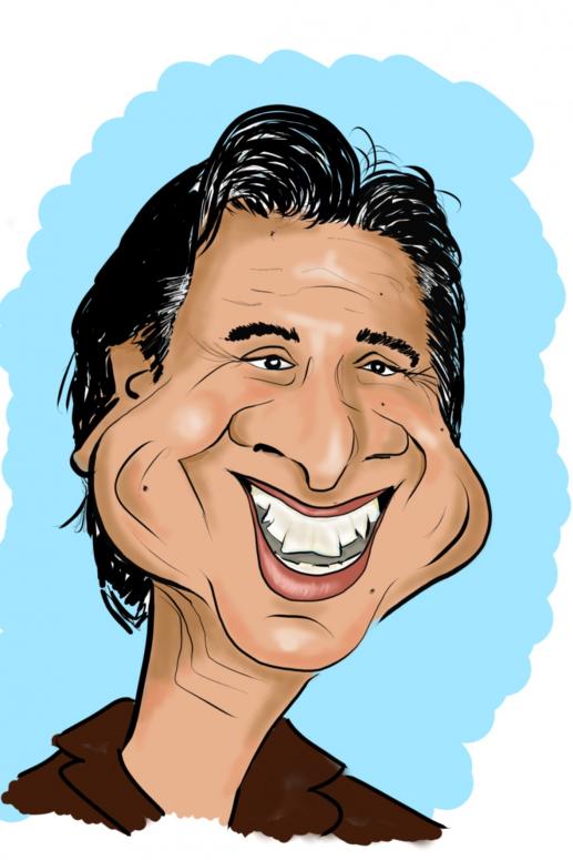 Caricature:Steve Perry