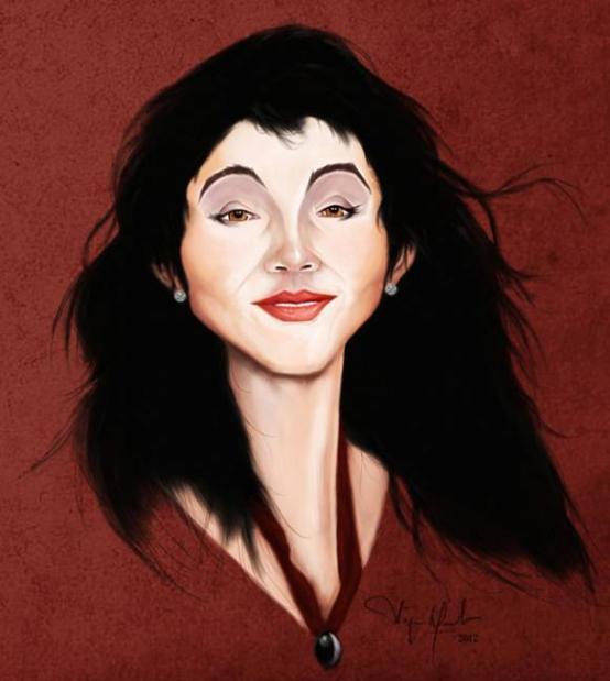 Caricature:Kate Bush. Caricature Of Kate BushAdobe PsWacom Intuos4