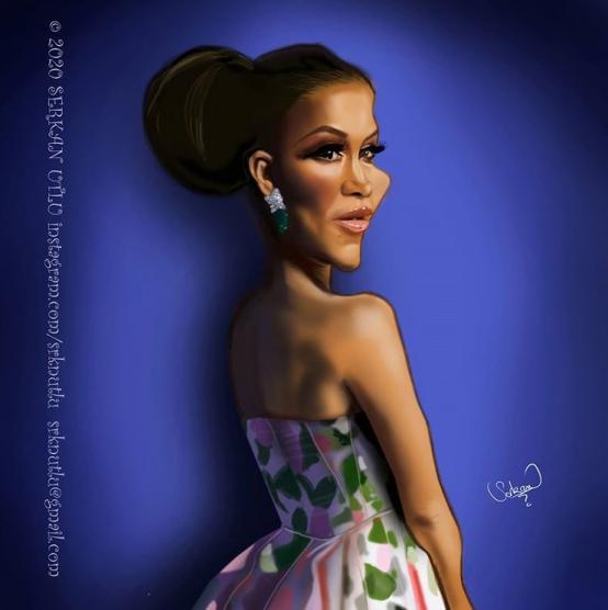 Caricature:jennifer lopez